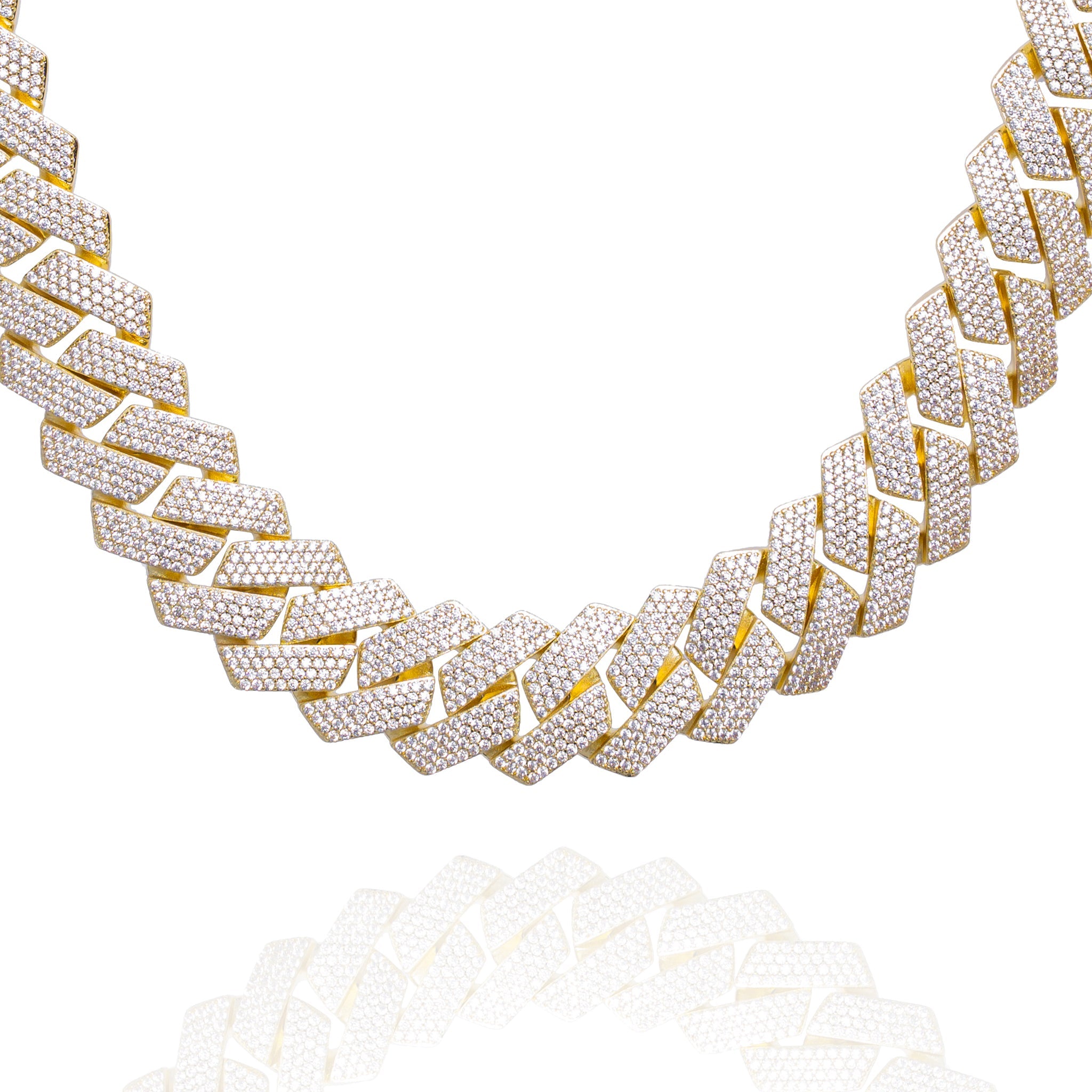 Big Daddy 20MM Iced Out Cuban Link Gold Chain The Watches Men CO