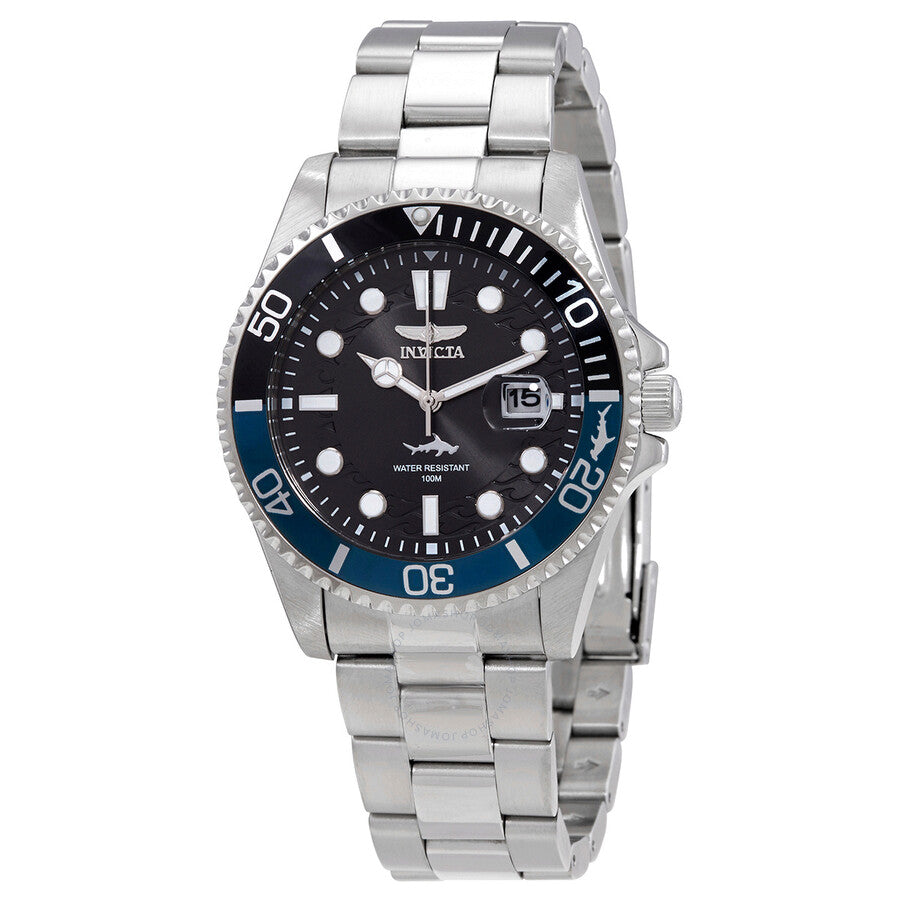 Invicta Pro Diver Quartz Black Dial Batman Bezel Men's Watch 30956 ...