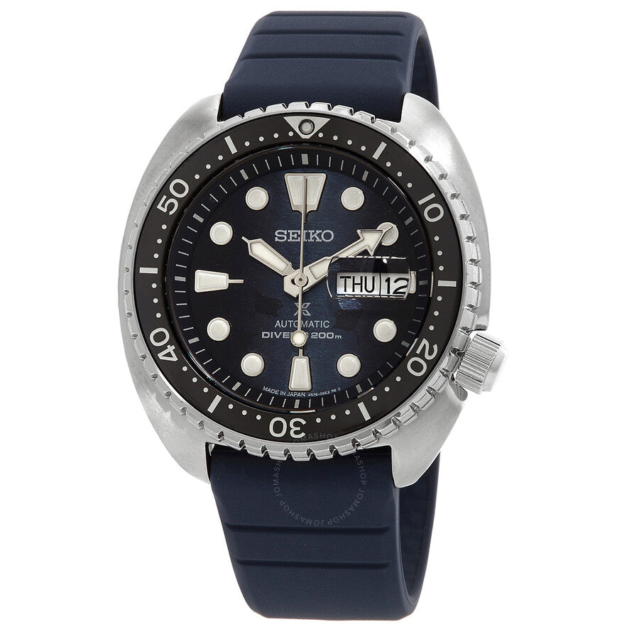 Seiko Prospex Save The Ocean Automatic Blue Dial Men's Watch SRPF77 ...